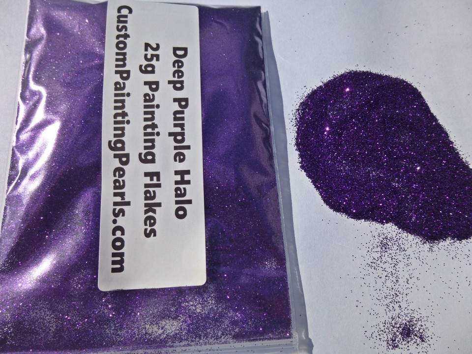 Deep Purple Halo Flake Lacquer Urethane Enamel Acrylic Clear 2K Gloss ...