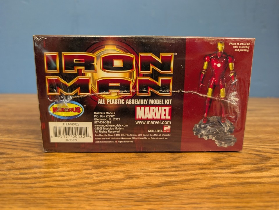 Iron Man Model Kit #905 | Plastic Assembly | Marvel | Moebius Factory ...