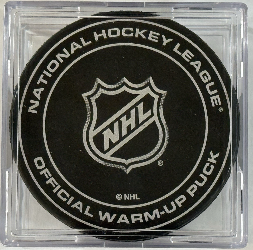 Vegas Golden Knights vs Utah Mammoth 9-25-25 NHL Warm-Up Puck Marner ...