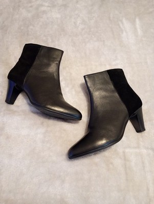 SOLEFLEX COMFORT M&S Black suede & Leather Boots - Size 7 | eBay UK