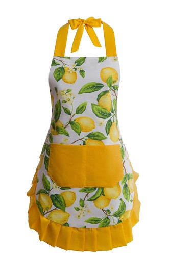 Alex Virtue Vintage Floral Apron for Women with Functional One Size ...