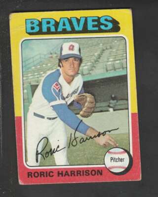 1975 Topps #287 Roric Harrison G Braves 161372 | eBay