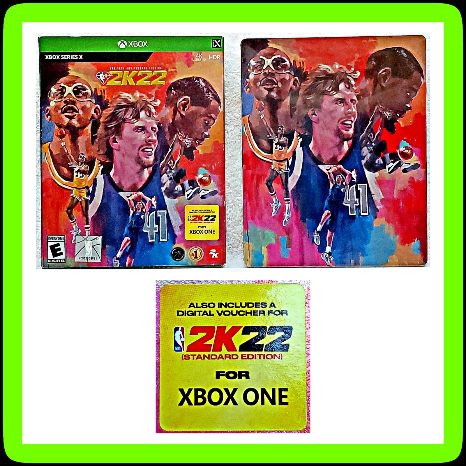 🏀 NBA 2K22 75th Anniversary Edition XBox Series X & One + STEELBOOK NEW ...