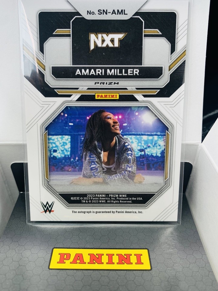 Amari Miller 2023 Panini Prizm WWE Sensational Signatures Autograph ...
