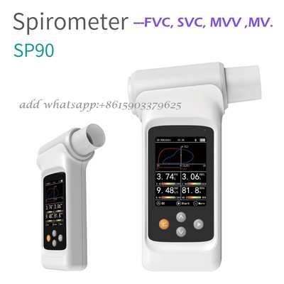SP90 Spirometer accurate lung function monitor color TFT screen USB/B&T ...