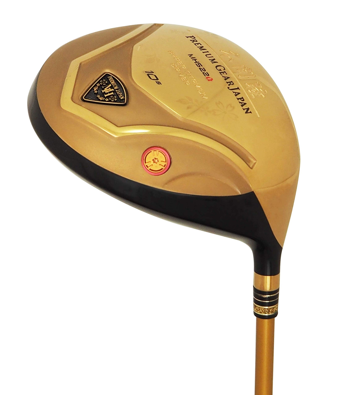 MUTSUMI HONMA MH522α AntiSlice Driver Gold High Repulsion Mamiya Shaft ...