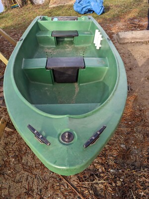 Ruderboot Boot Motorboot Angelboot Angelkahn PE Pioner 12 grün | eBay.de