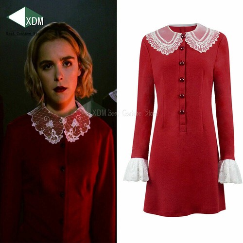 The Chilling Adventures of Sabrina Sabrina Spellman Red Dress Cosplay ...