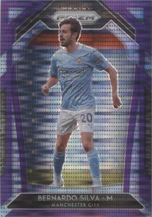 2020-21 Panini Prizm Premier League - Bernardo Silva #100 Violet ...