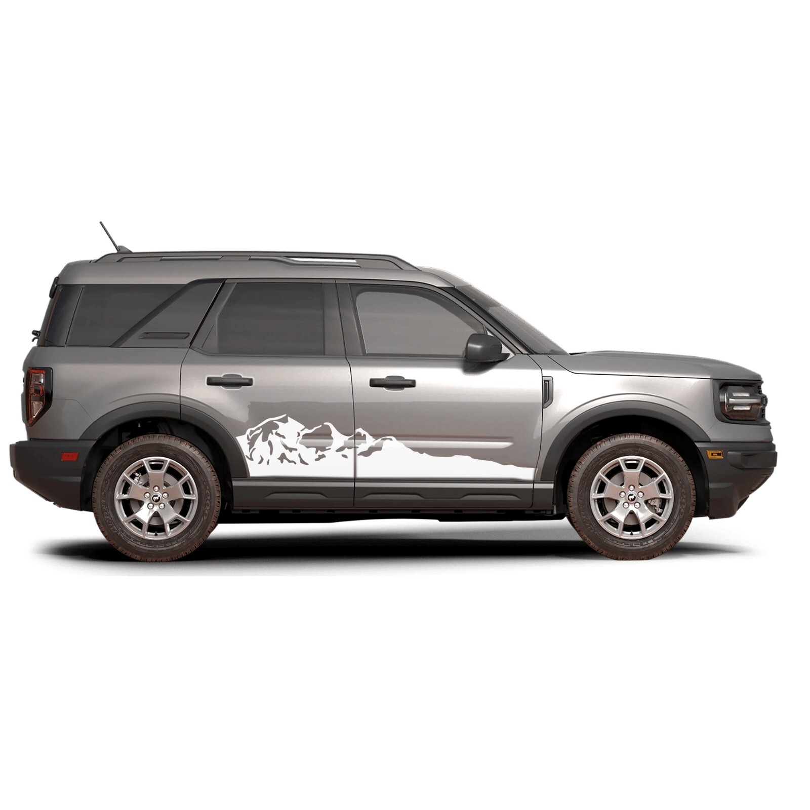 Mountain Graphic Sticker Decal kit for Ford Bronco Sport Big Bend 2021 ...