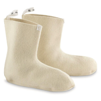 CANADIAN WHITE ACTON® MUKLUK WOOL BOOT LINERS, NEW cond., Size 12, free ...