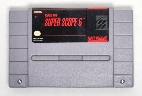 Super Nintendo Entertainment System (SNES) Super Scope 6 - Cartridge ...
