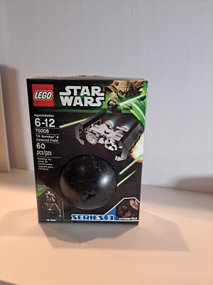 Lego Star Wars 75008 Tie Bomber Pilot Asteroid Field Planet Ball Series ...