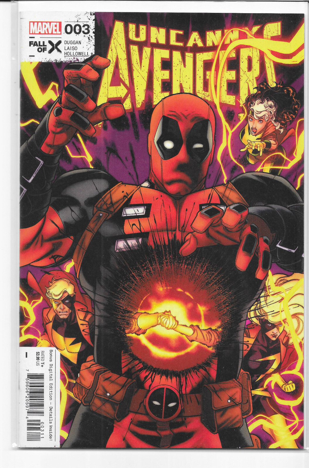 Uncanny Avengers #3 A Javier Garron Cover 1st Print NM Marvel Comics ...