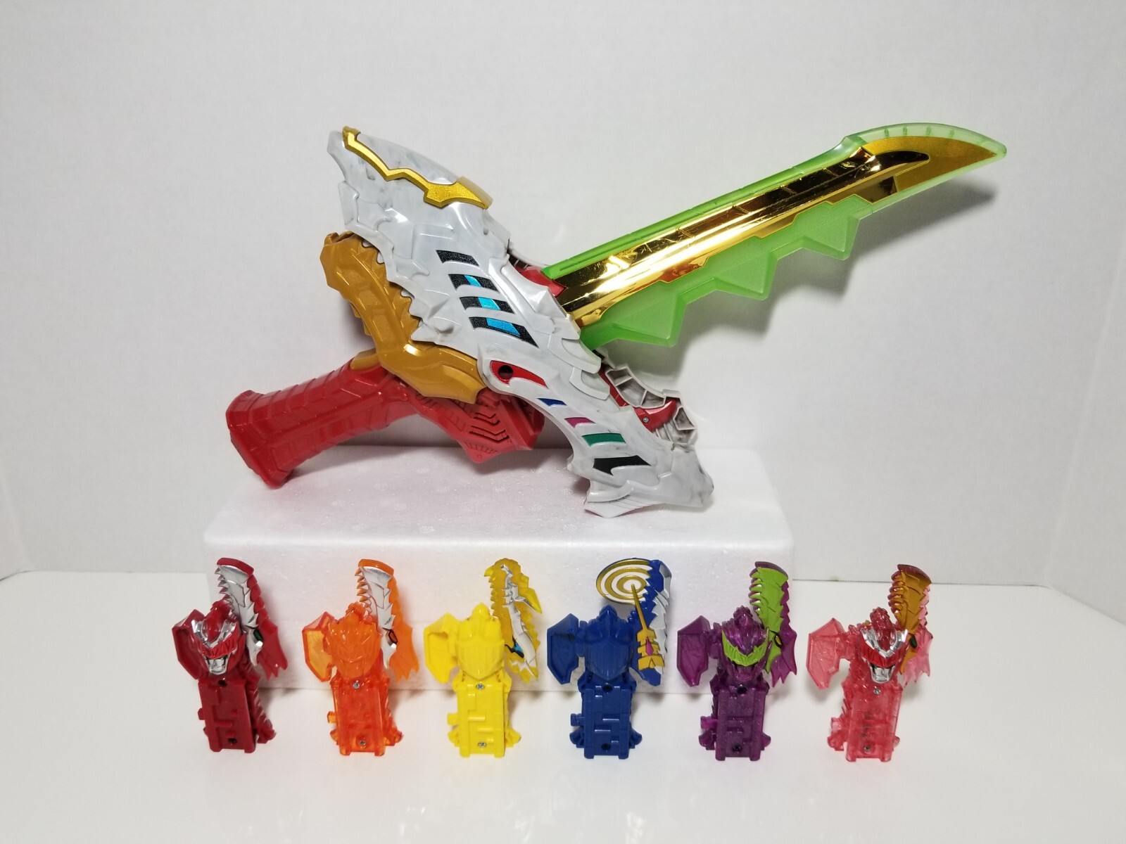 Power Rangers Dino Fury Master Saber Ryusoul Caliber Key Lot Ryusoulger ...