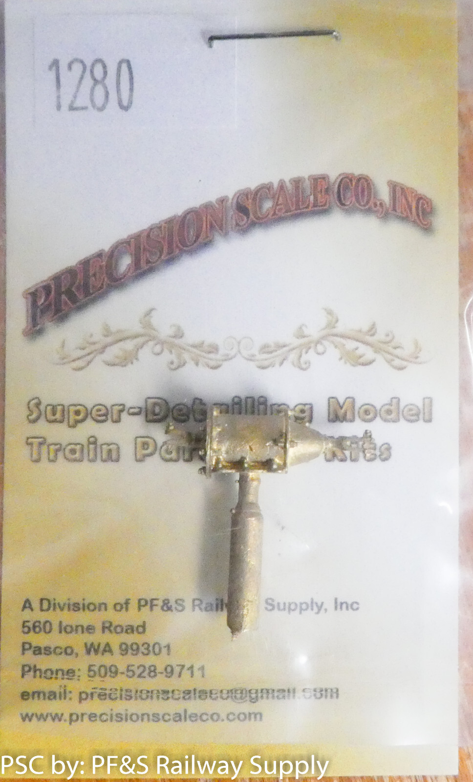 Precision Scale O #1280 Cylinder, Westinghouse Brake w/Dboule Ended ...