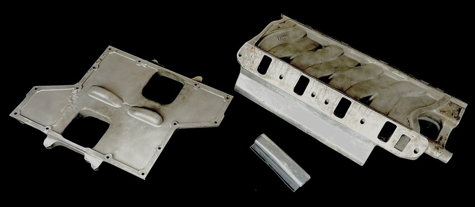 ORIGINAL SHELBY LETTERED 289 302 CROSS RAM ALUMINUM INTAKE MANIFOLD | eBay