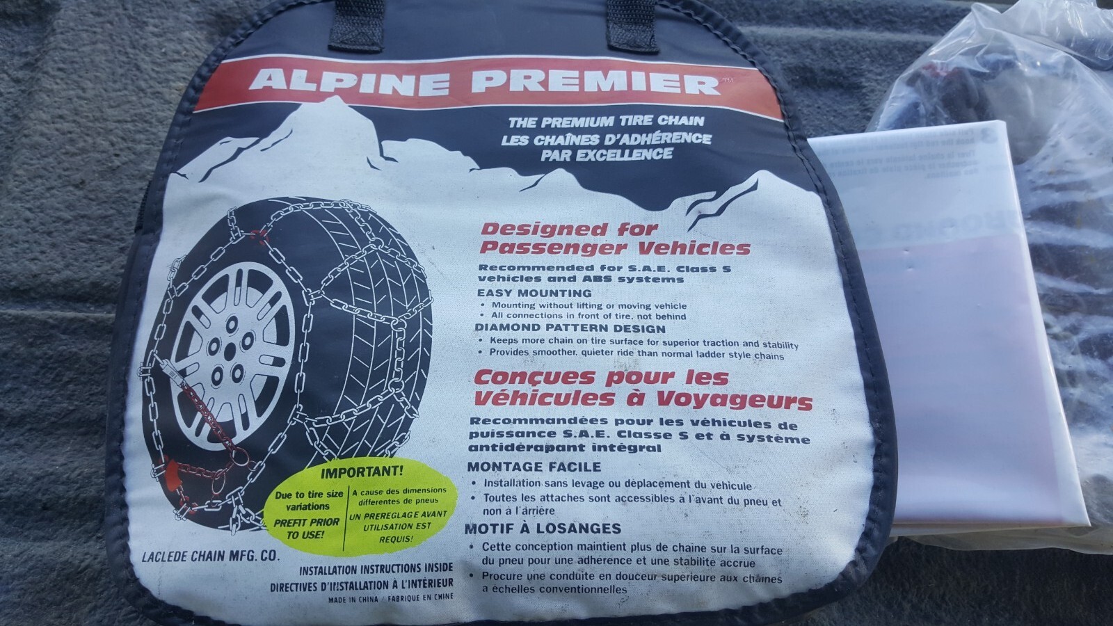 Alpine Sport 2326 Tire Chains Sport Utility Truck Premium Quality ...