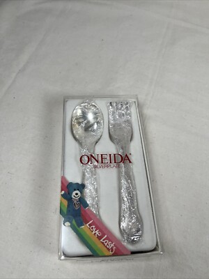 Oneida AFFECTION Community Silverplate 2-Piece Baby Set CQQ-08 | eBay