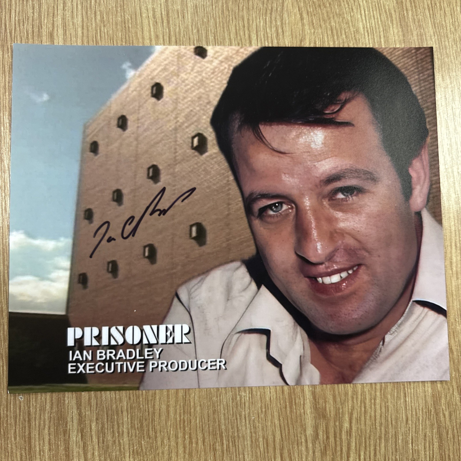 Prisoner Cell Block H Hand Signed 8x10 Ian Bradley (Prisoner writer ...