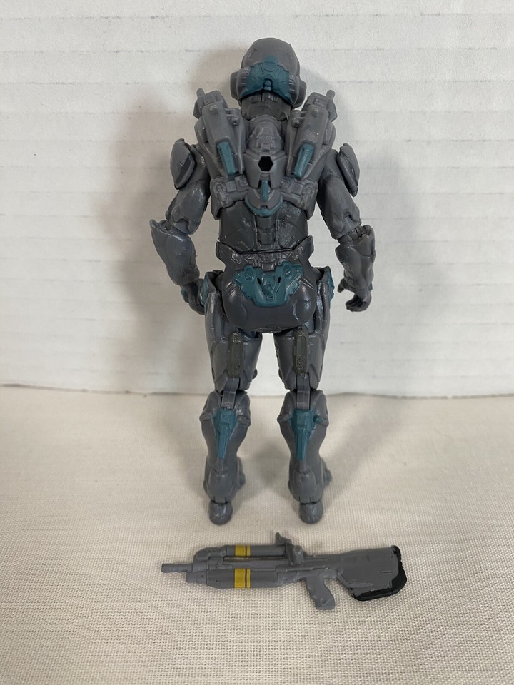 Jazwares World Of Halo Spartan Locke w/Battle rifle 1:18 4" scale ...