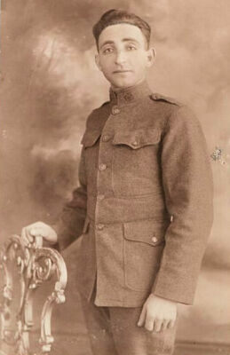 c1914 RPPD World War One Soldier in Uniform Real Photo Postcard | eBay