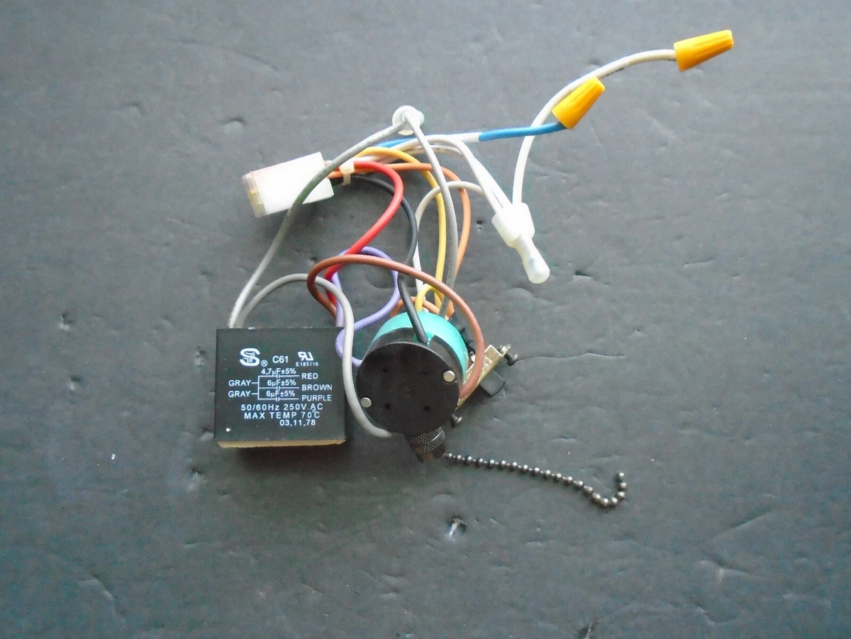 Ceiling Fan Capacitor 4 Wire C61 | Shelly Lighting