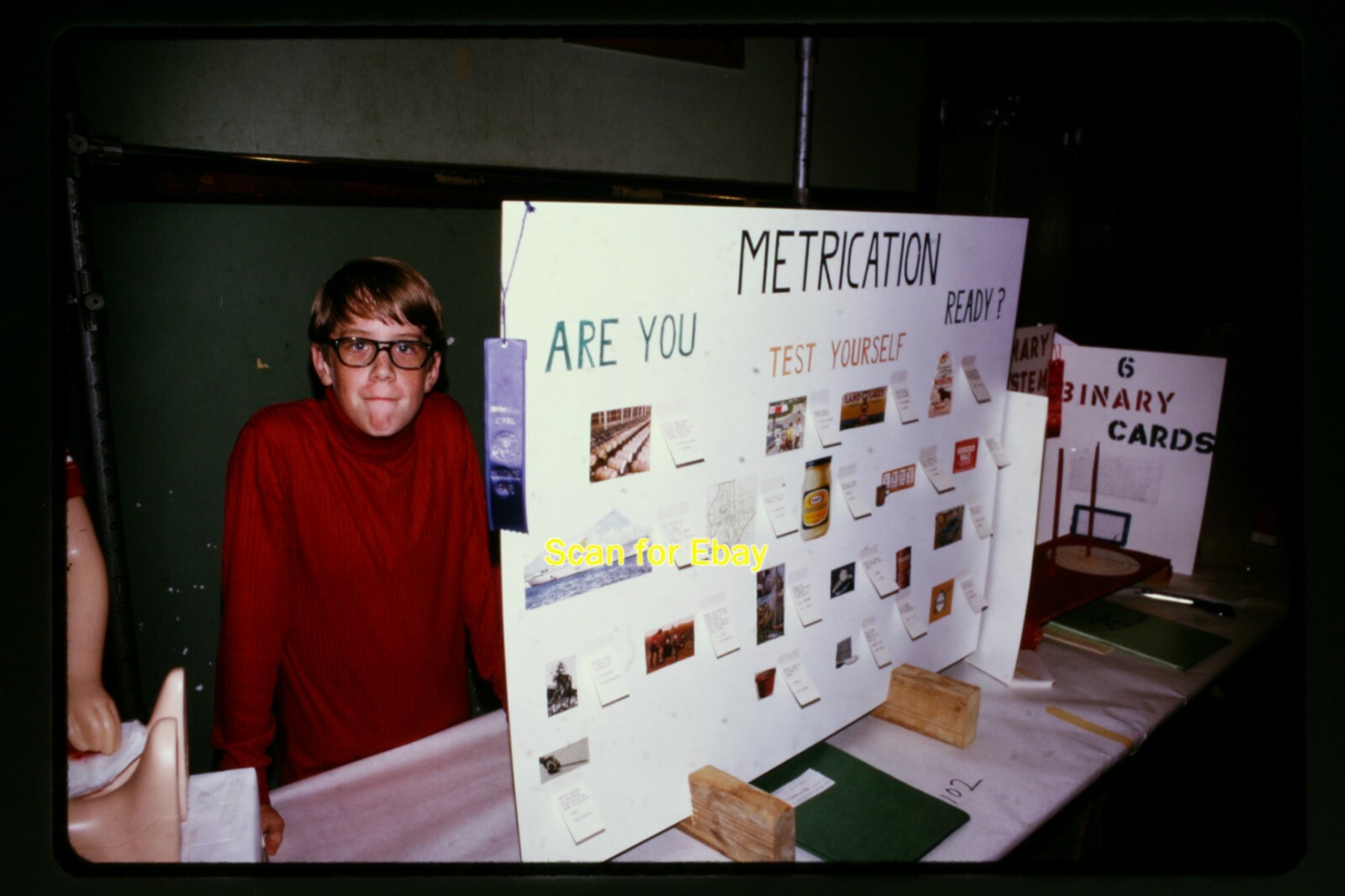 Metrication Science Project in 1974, Original Slide aa 7-6b | eBay