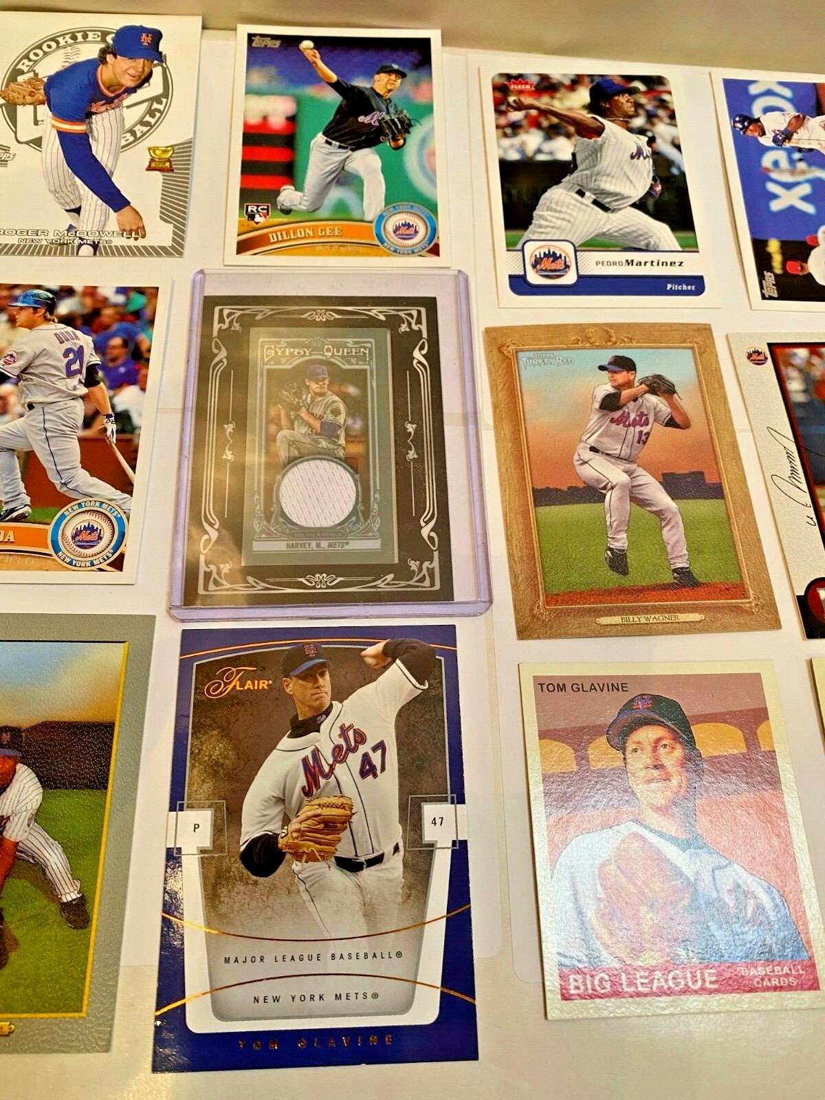 MLB Lot Of 15 Different New York Mets cards Jersey Card Duda Wilson ...