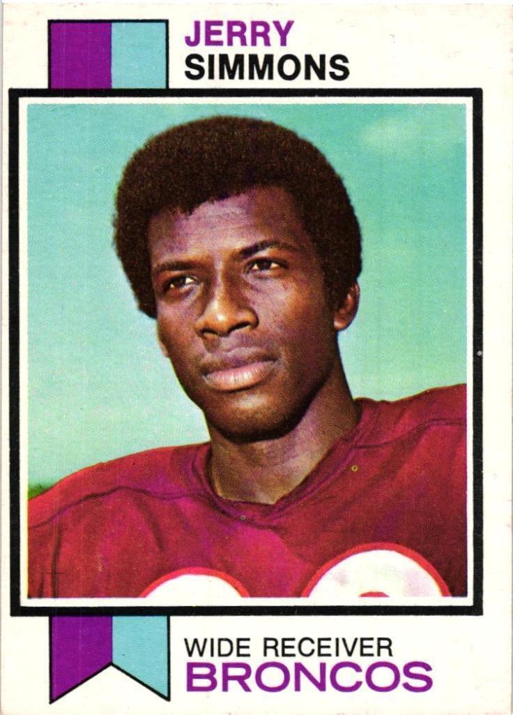 JERRY SIMMONS 1973 Topps Football #484 FREE SHIPPING B7R3S17P19 | eBay
