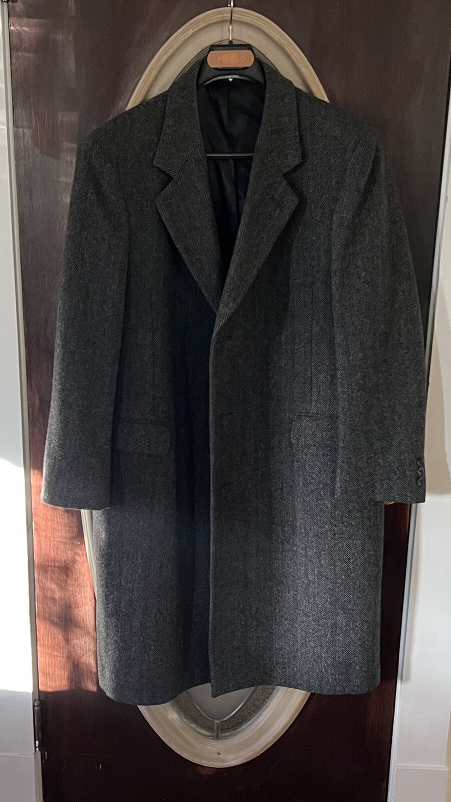 Classic 100% Wool Men Overcoat | eBay
