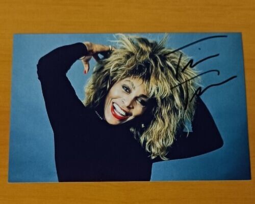 AUTOGRAPH Tina Turner Queen Of Rock Foto 10x15cm ORIGINALE autogramm ...