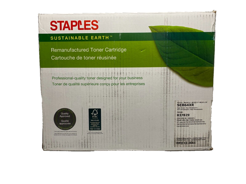 Sustainable Earth by Staples SEB64XR TONER CARTRIDGE | eBay