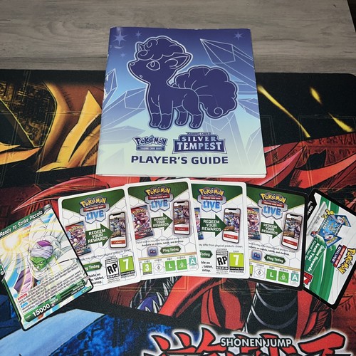 Pokemon PTCG LIVE Code Cards x5 Unused , Piccolo Card , Silver Tempest Guide | eBay