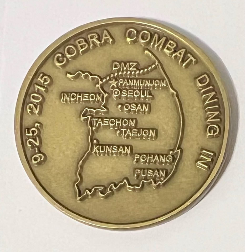 621st Air Control Squadron King Cobra Challenge Coin 9-25, 2015 Combat ...