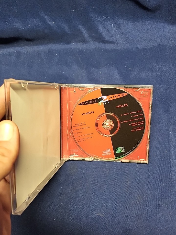 Back 2 Back Hits - Vixen & Helix (CD, 2000) **Very Hard 2 Find, if not ...