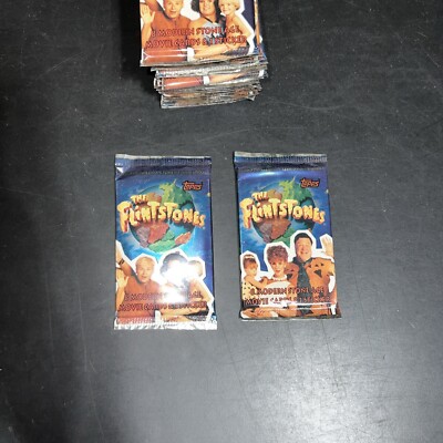 1993 Topps The Flintstones Movie Trading Cards (2) Sealed Packs ...