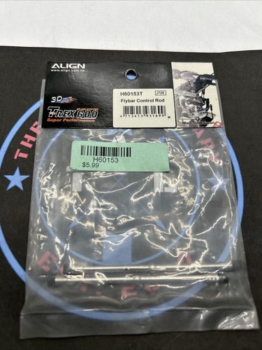 Align T-Rex 600. H60153T Flybar Control Rod. J726 | eBay