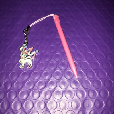 3DS Stylus with Sylveon Charm - Stylus & Charm for Nintendo DS System ...
