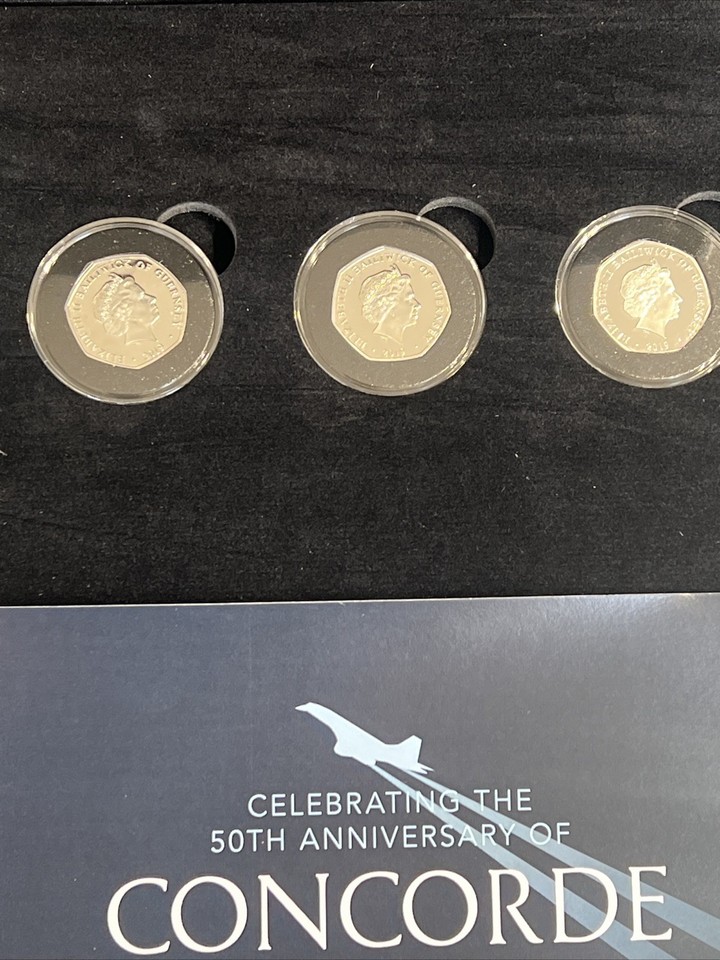 Concorde Silver 50p Coin Set | eBay UK