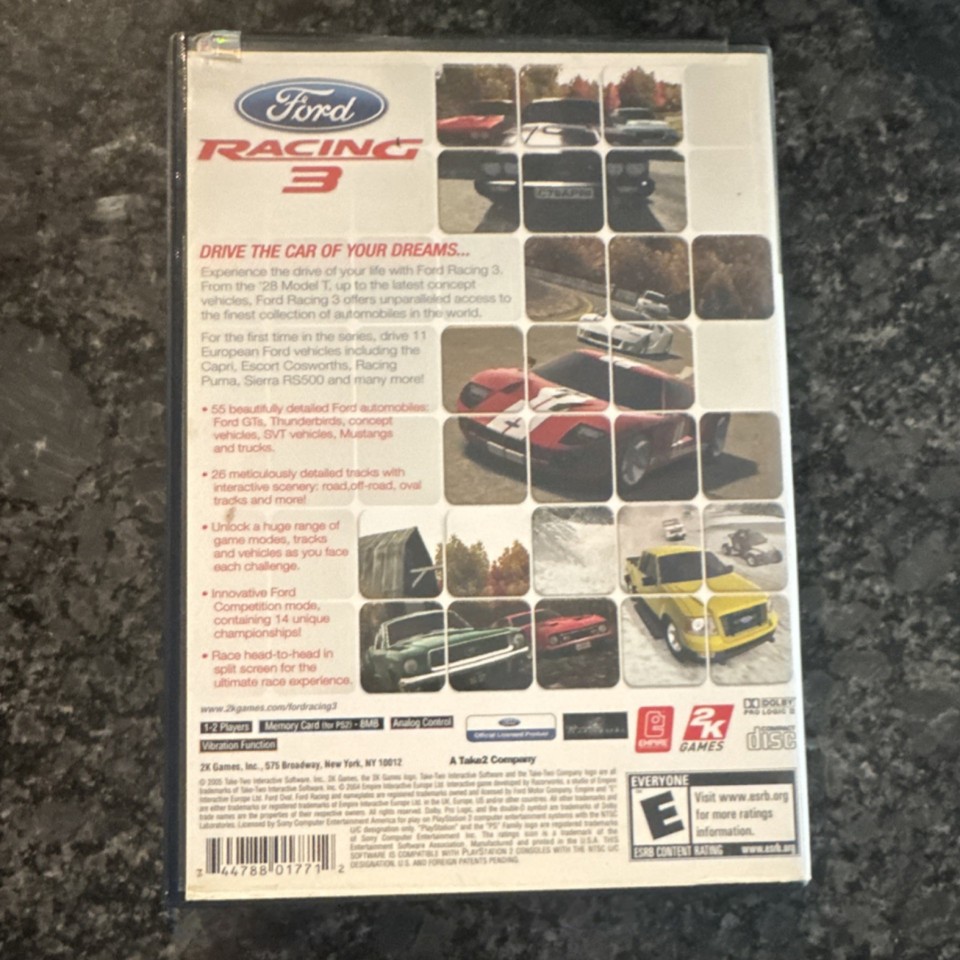 2K Games Ford Racing 3 Sony PlayStation 2 Racing Manual Included | eBay