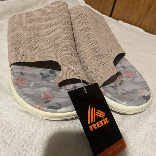 RBX LIVE LIFE ACTIVE Pink Floral Sandals Zenn Comfortable Walking ...