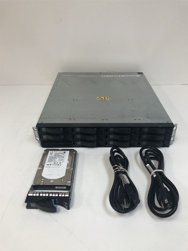 IBM 12-Bay 3.5" 2U SAS Enclosure w/ 12x IBM 139.5GB SAS Drives (P35334 ...