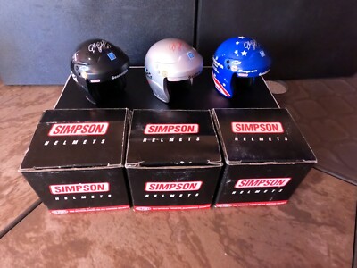 (3) Simpson Nascar Mini Helmets First Edition/Signature Edition Dale ...