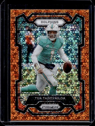 2023 Prizm Tua Tagovailoa Orange Disco #190 Dolphins | eBay