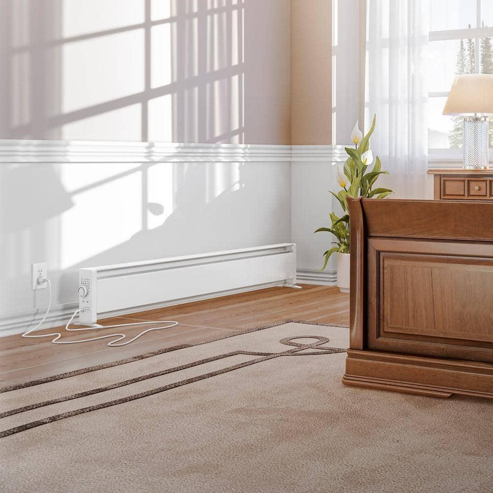 Cadet Electric Baseboard Heaters 59" 120-V/1,500-watt SoftHeat Hydronic ...