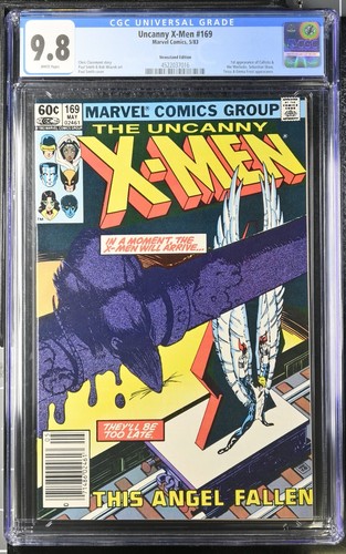Uncanny X-Men #169 CGC 9.8 NM/M White Marvel Comics 1983 Newsstand | eBay
