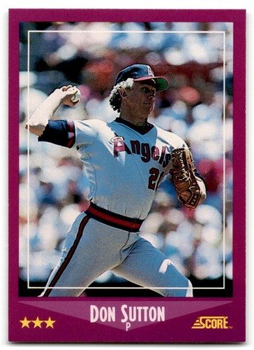 1988 Score Don Sutton California Angels #105 | eBay