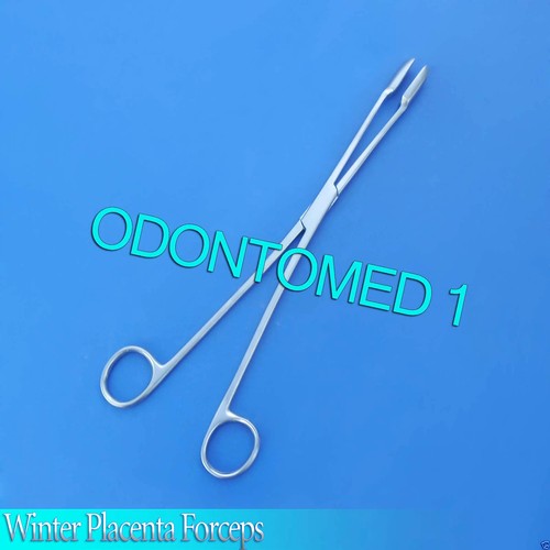 6 WINTER Placenta Forceps 11" cup jaws straight Ob/ Gyn | eBay