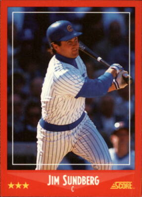 1988 Score #244 Jim Sundberg - NM | eBay